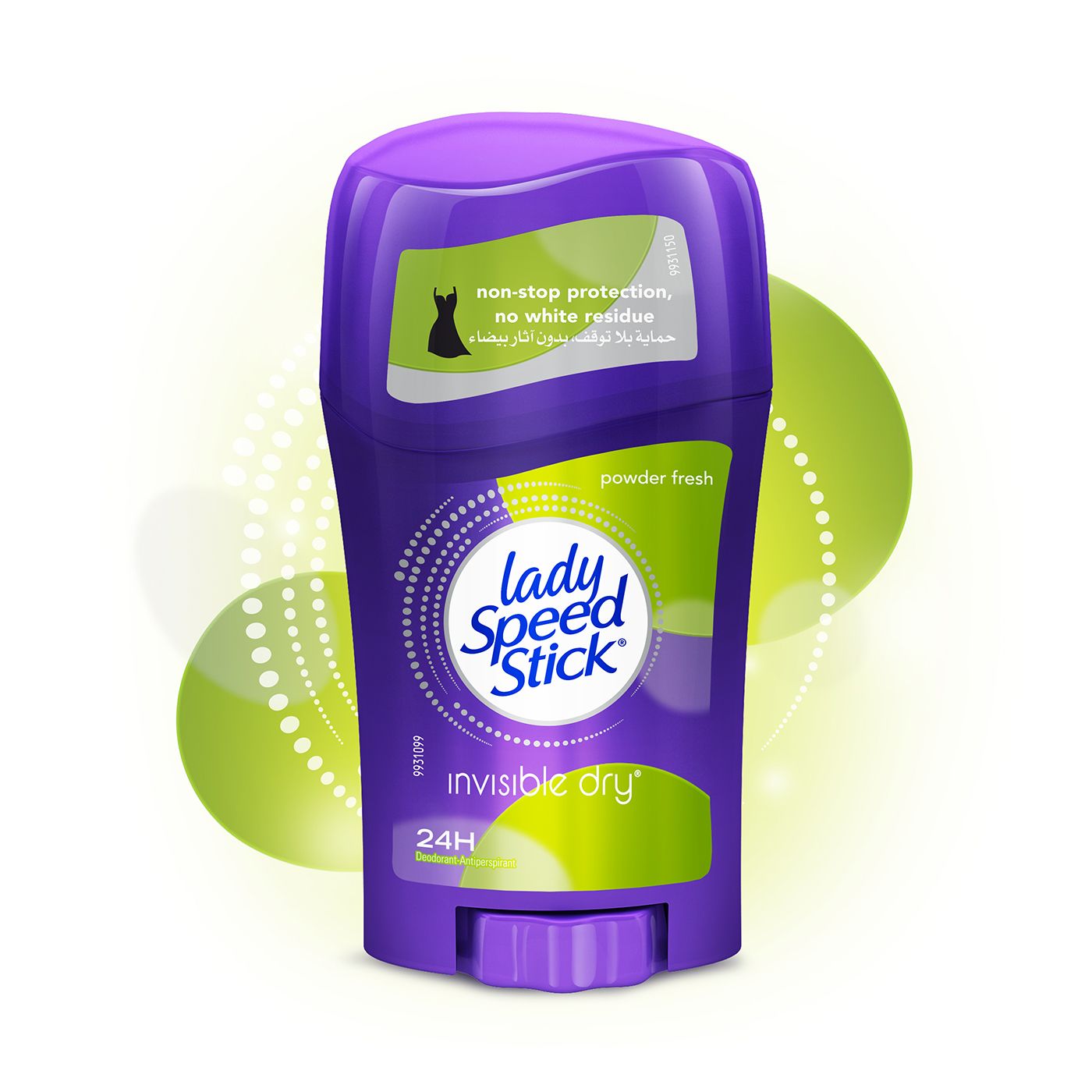 Buy Lady Speed Stick, Invisible Dry, Antiperspirant Deodorant, Powder ...