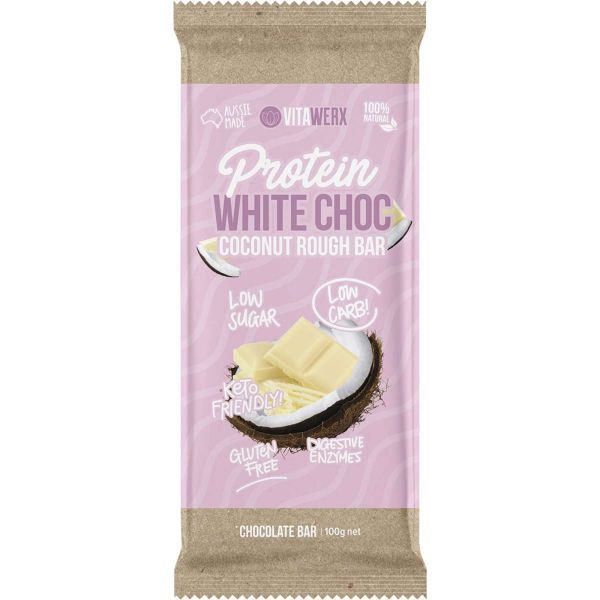 Buy Vitawerx White Chocolate Block Coconut Rough 100 g Online in Kuwait ...