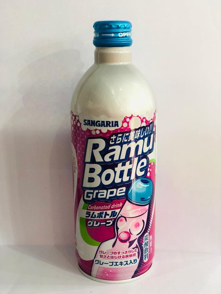 Buy Sangaria Ramune Grape Soda Bottle, 500ml Online in Kuwait | Talabat ...