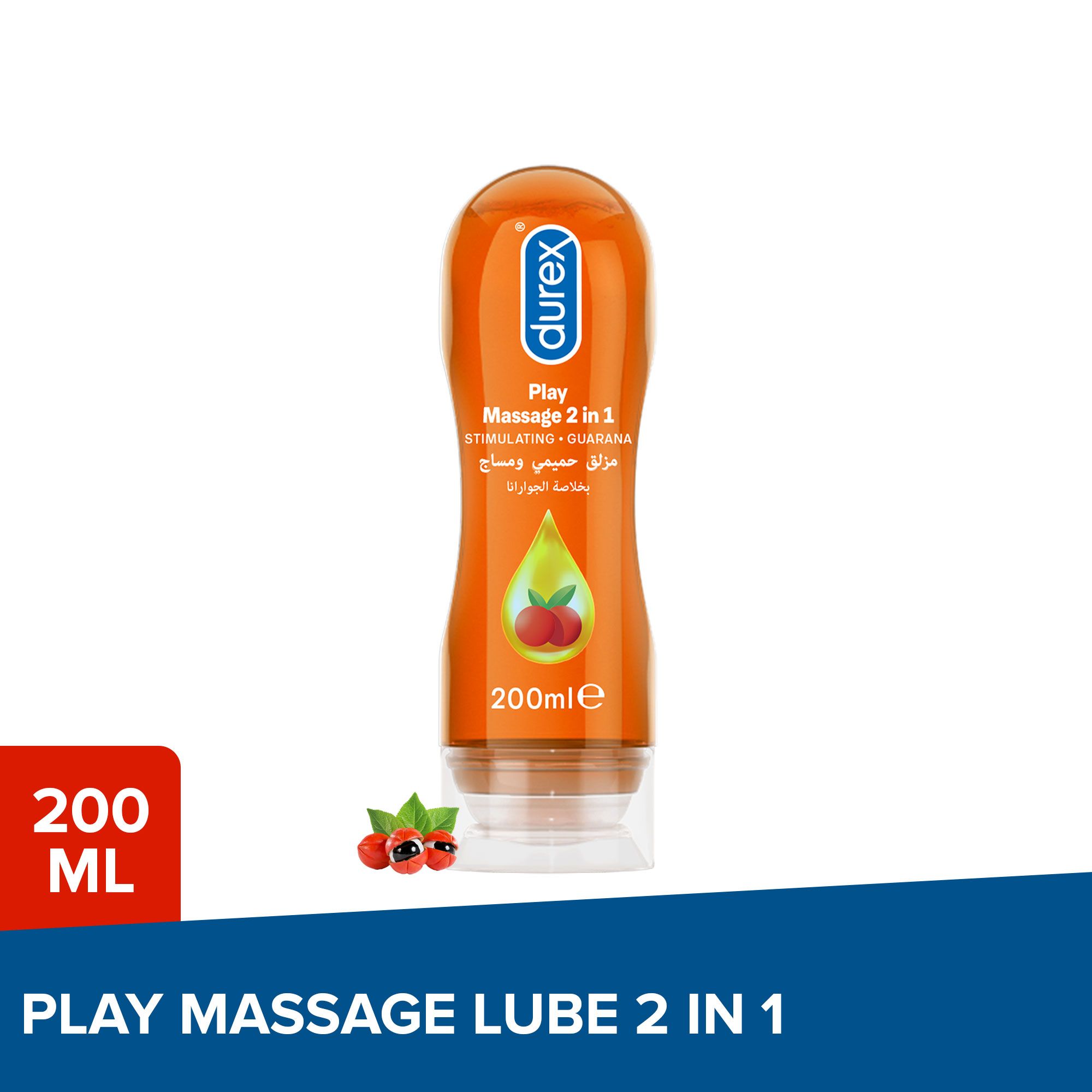 Buy Durex Play Stimulating Massage 2 In 1 Guarana Lube 200ml Online In