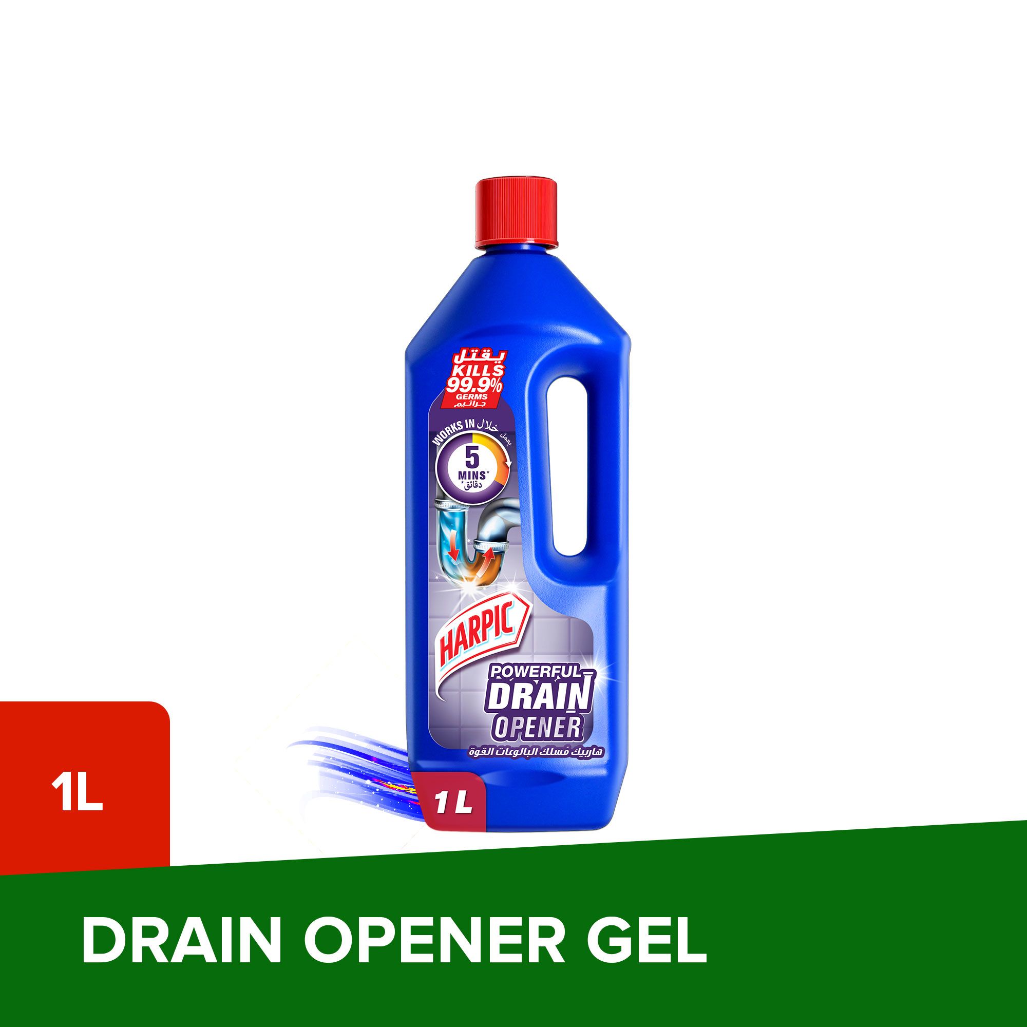 Buy Harpic Powerful Drain Opener Gel, 1L Online in Bahrain | Talabat ...