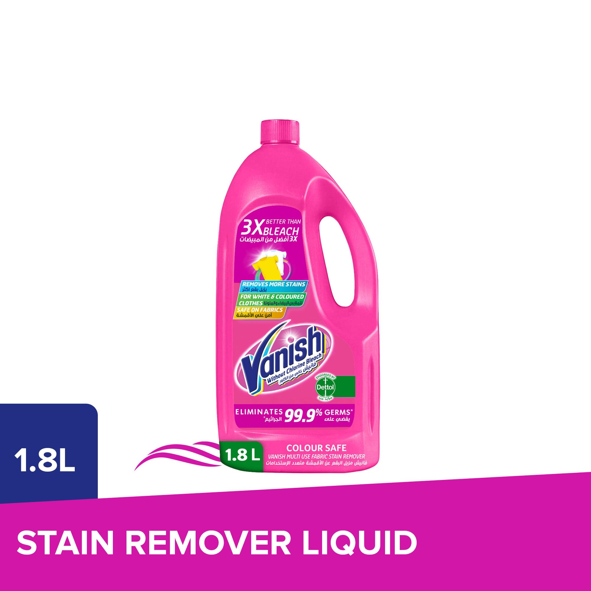 Buy Vanish Laundry Stain Remover Liquid Detergent for White and Colored ...