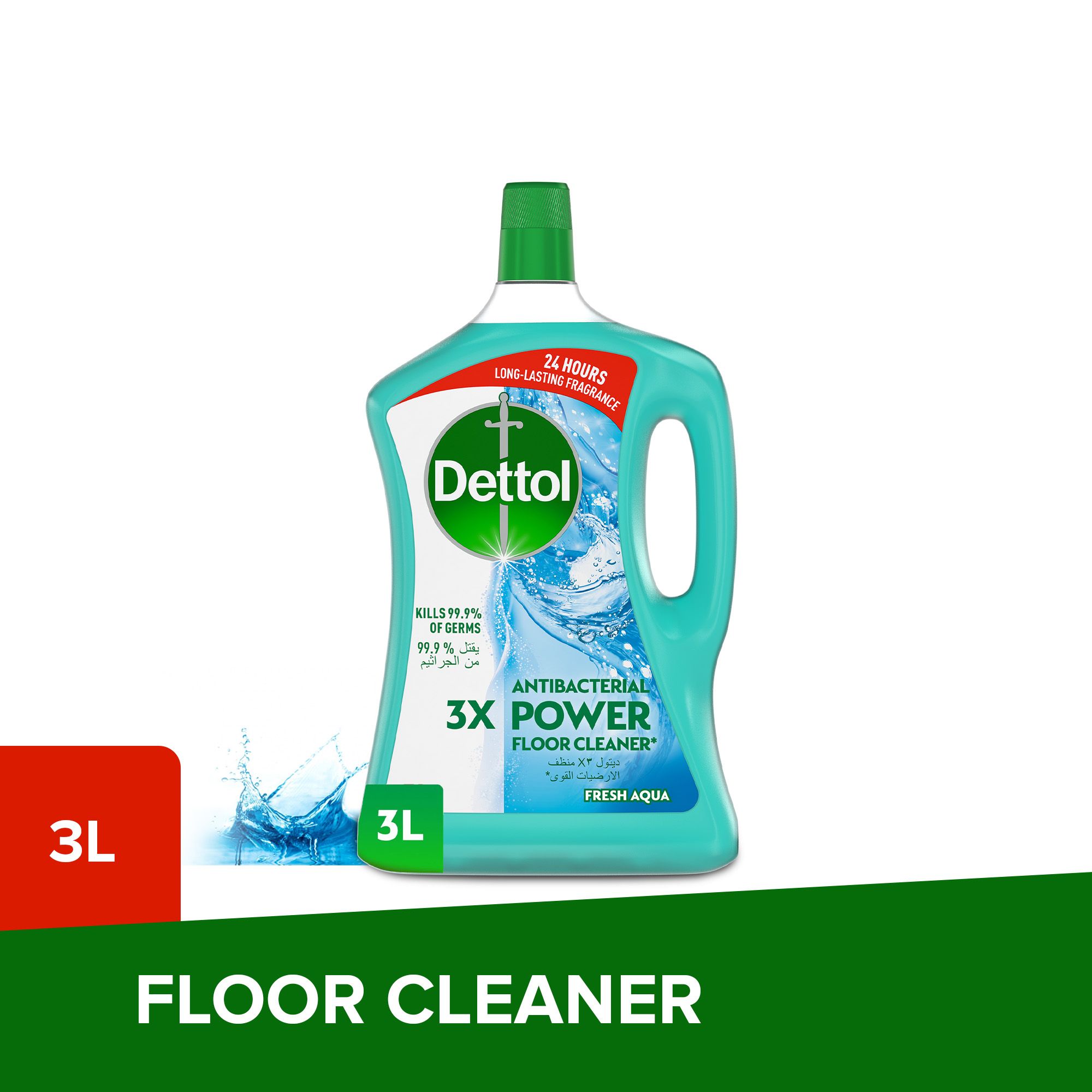 Buy Dettol Fresh Aqua Antibacterial 3X Power Floor Cleaner, 3L Online ...