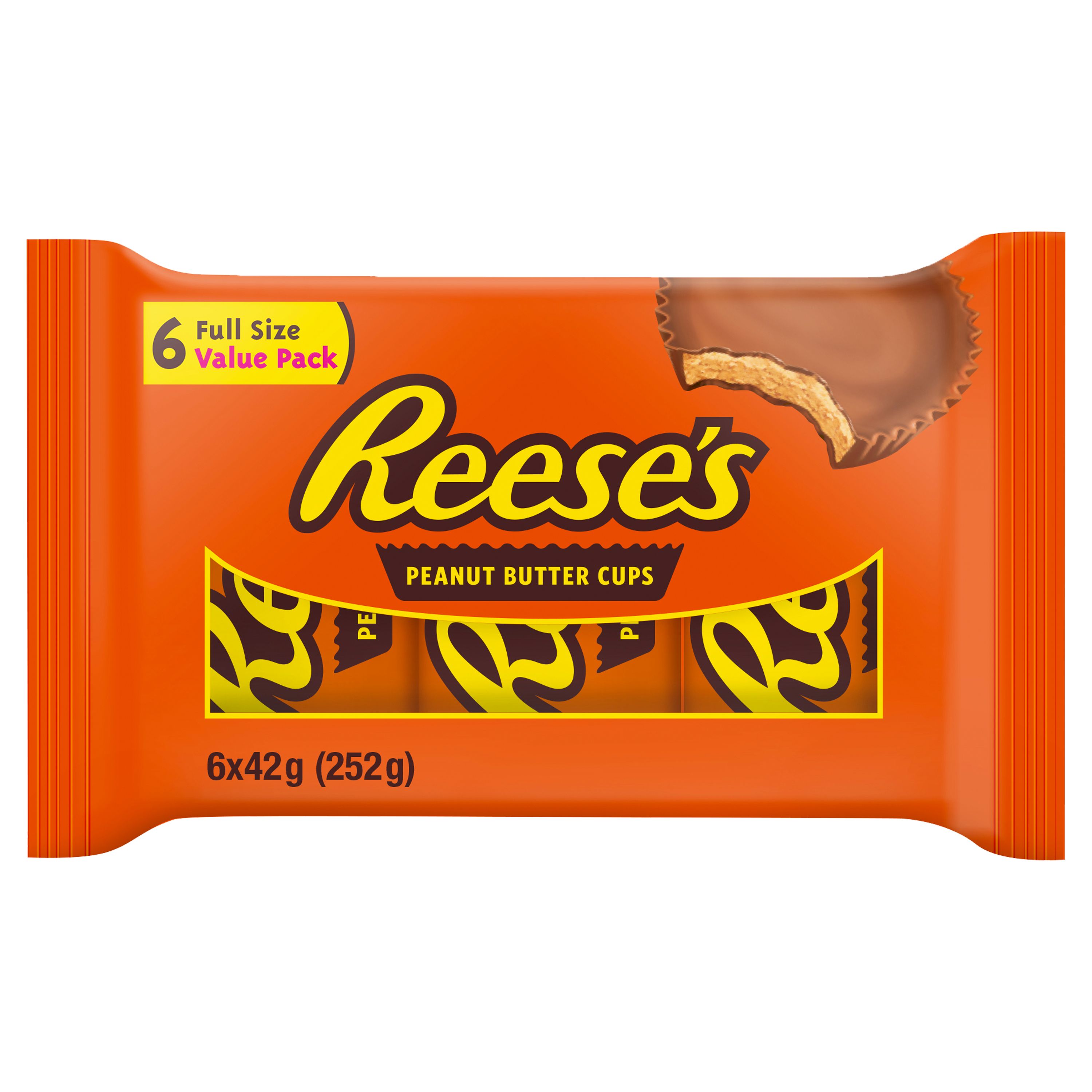 Buy Reese's Chocolate Peanut Butter Cups 6 Pack, 252g Online in Bahrain ...