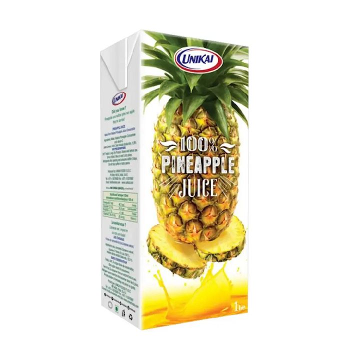 Buy Unikai Pineapple UHT Juice No Added Sugar, 1L Online in Oman ...