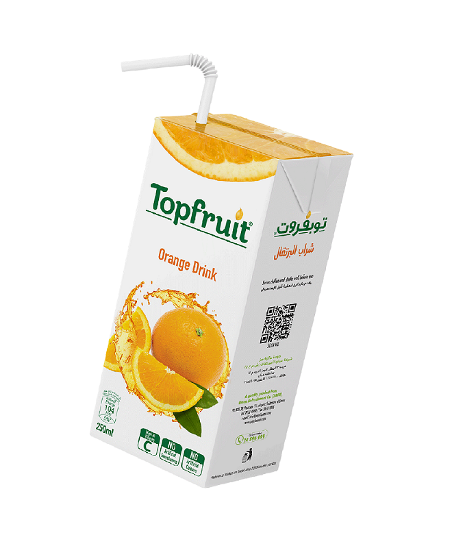 Buy Topfruit Orange Drink, 250ml Online in Oman | Talabat Oman