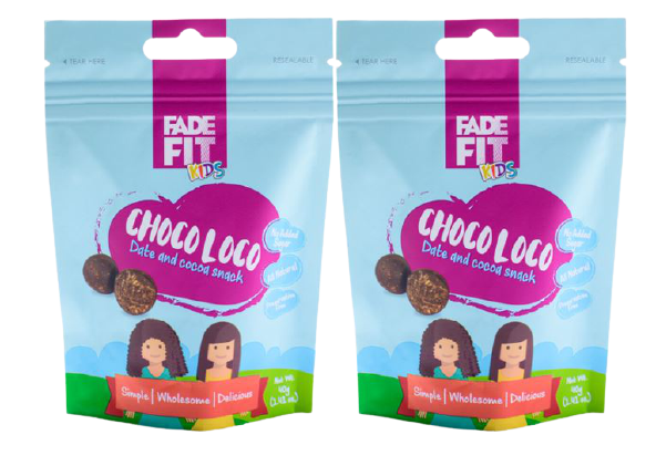 Buy Fade Fit Sugar Free Choco Loco Energy Snack 40 g x 2 Pcs Online in ...