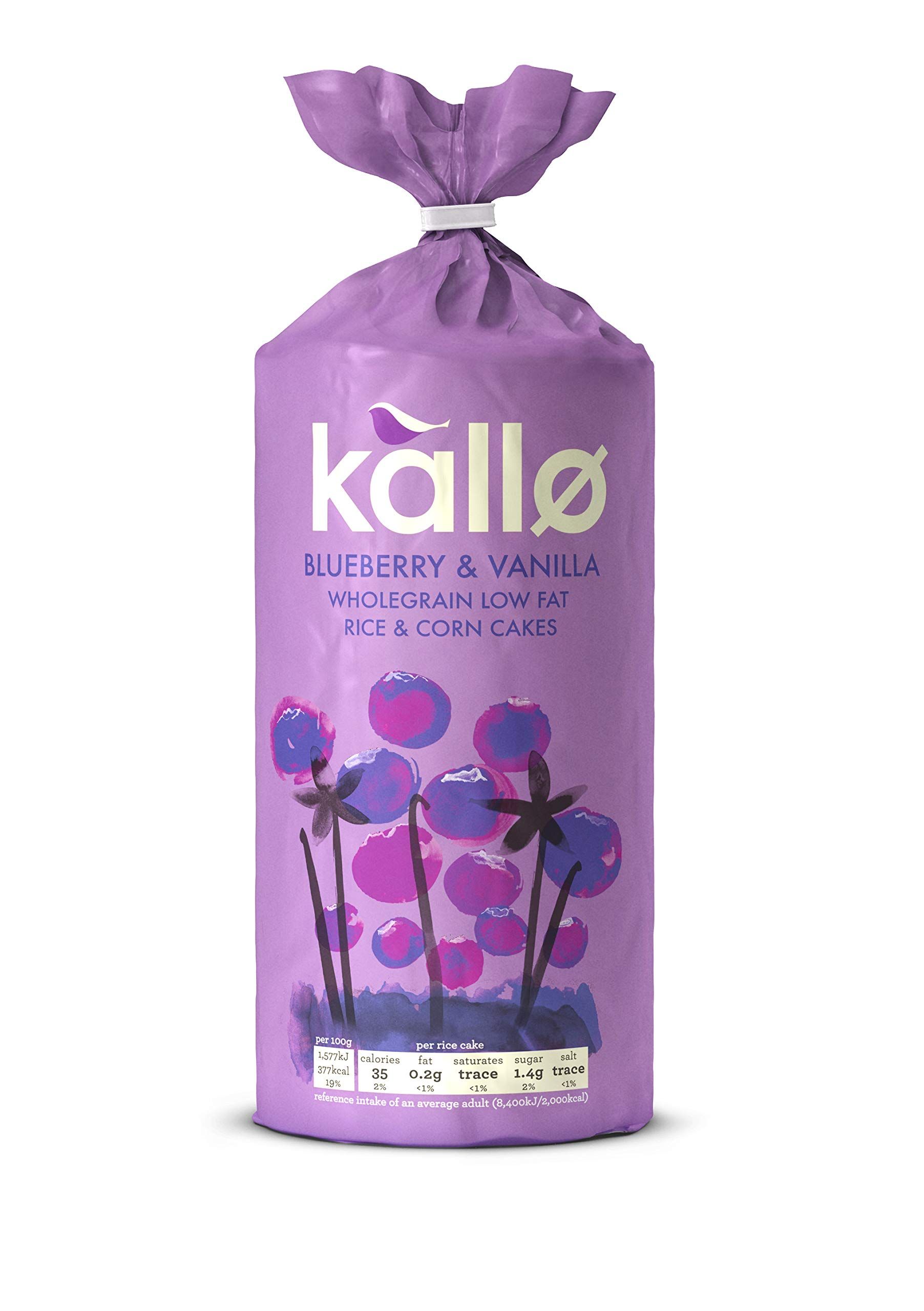 Buy Kallo Blueberry & Vanilla Jumbo Rice Cake 131G Online in Oman ...