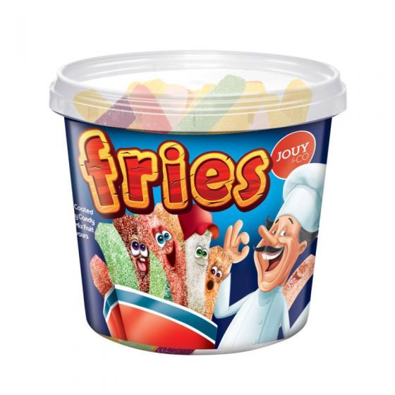 Buy Jouy & Co Fries Sugar Coated Gummy Candy with Mix Fruit Flavours ...