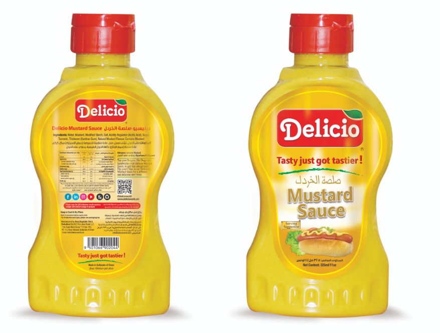Buy Delicio Mustard Sauce 325 ml Online in Oman | Talabat Oman
