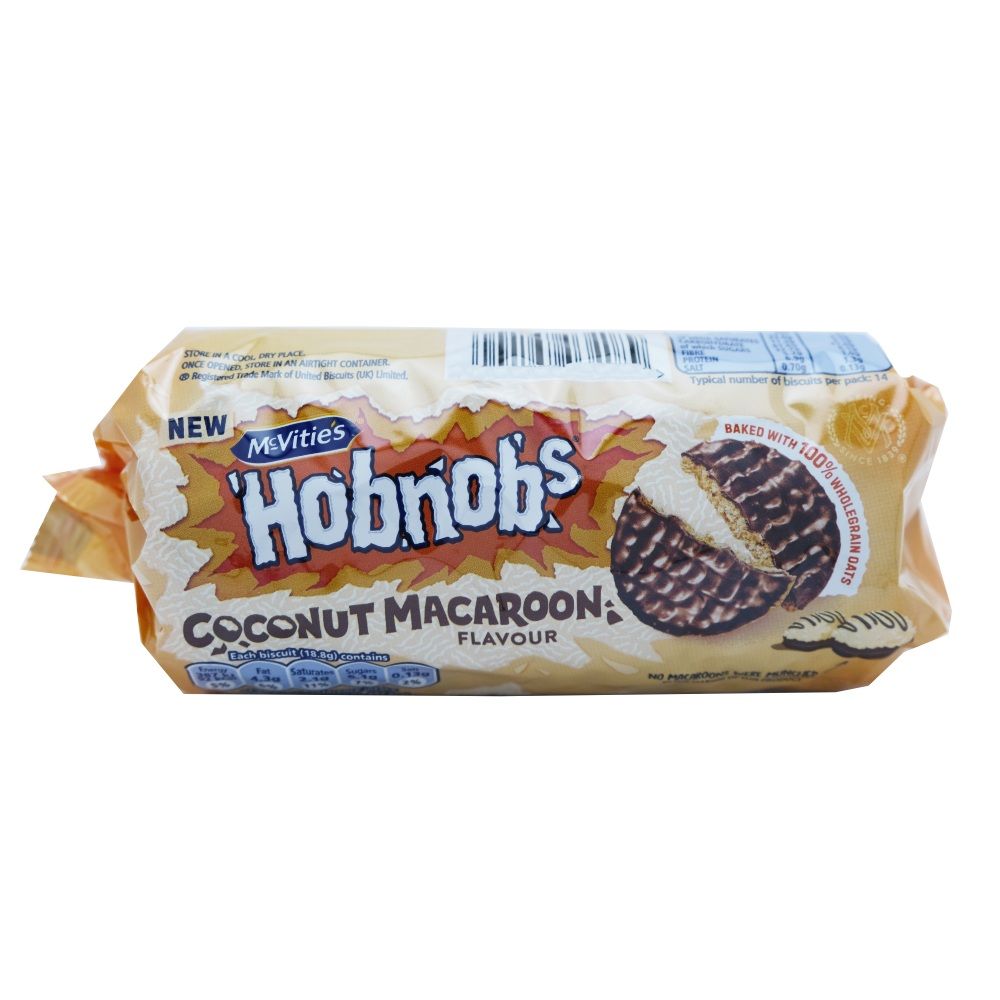 Buy McVitie's Chocolate Hobnob Coconut Macaroon Biscuits, 262g Online ...