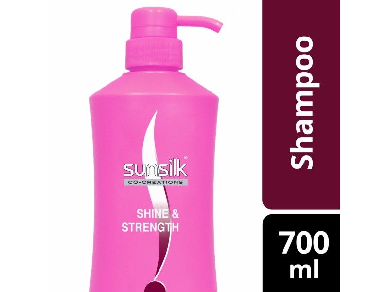 Buy Sunsilk Co Creations Shine & Strength Shampoo 700 ml Online in ...
