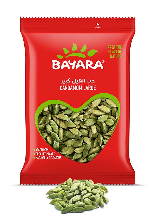 Buy Bayara Cardamom Large 100 g Online in UAE | Talabat UAE