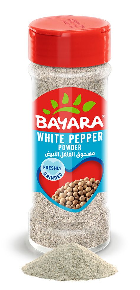 Buy Bayara White Pepper Powder 100ml Online in UAE | Talabat UAE