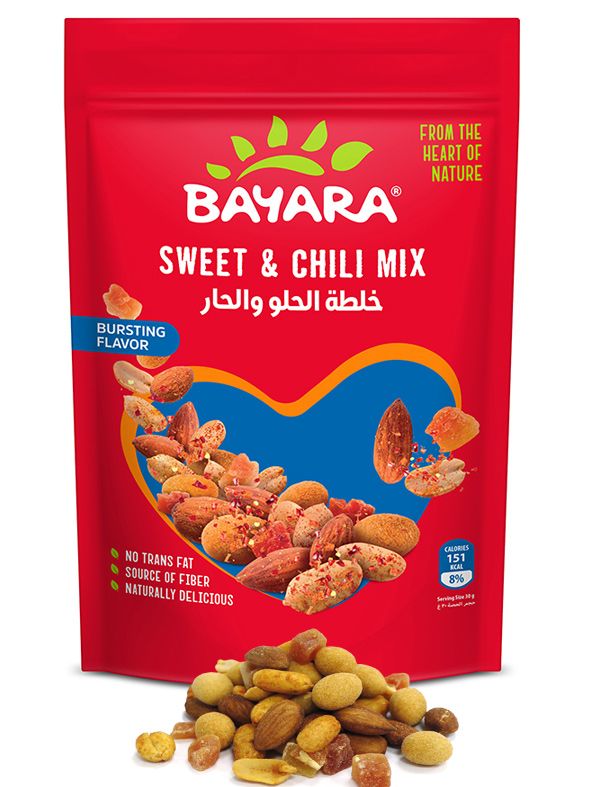 Buy Bayara Sweet & Chili Mixed Nuts, 200g Online in Kuwait | Talabat Kuwait