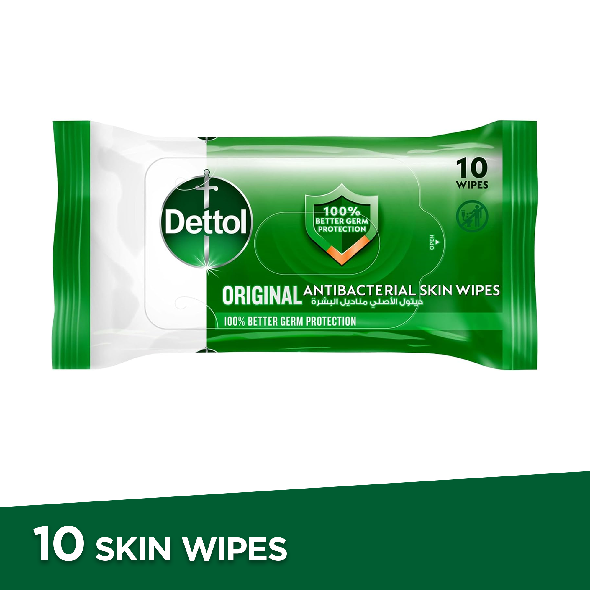 Buy Dettol Original Antibacterial Skin Wipes for Use on Hands, Face ...