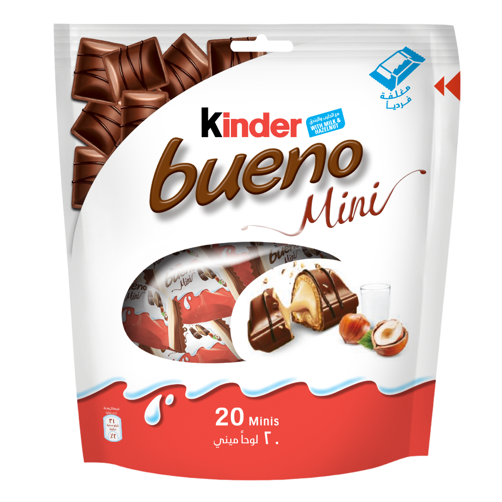 Buy Kinder Bueno Mini Chocolate Bag, 108g Online in UAE | Talabat UAE