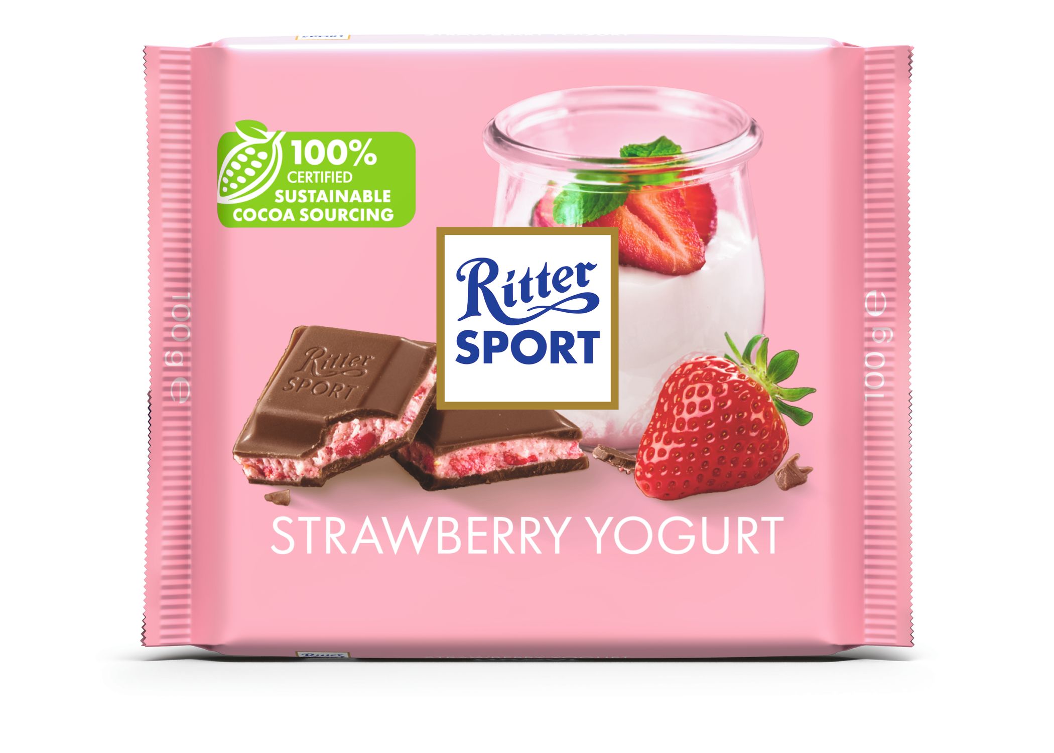 Buy Ritter Sport Milk Chocolate with Strawberry, 100g Online in Bahrain ...
