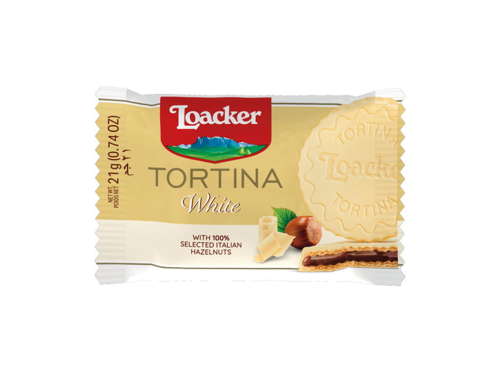 Buy Loacker Tortina White Chocolate Biscuits, 21g Online in Oman ...