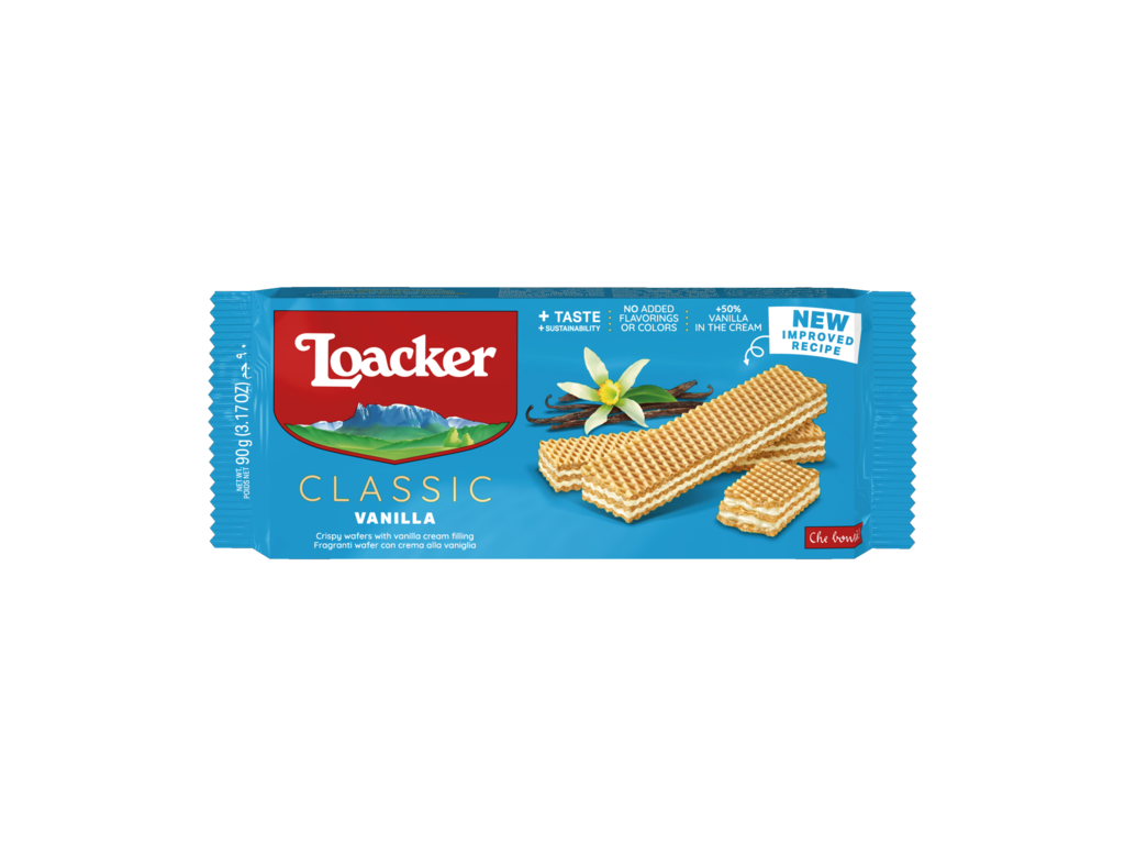 Buy Loacker Vanilla Wafer, 90g Online in Egypt | Talabat Egypt