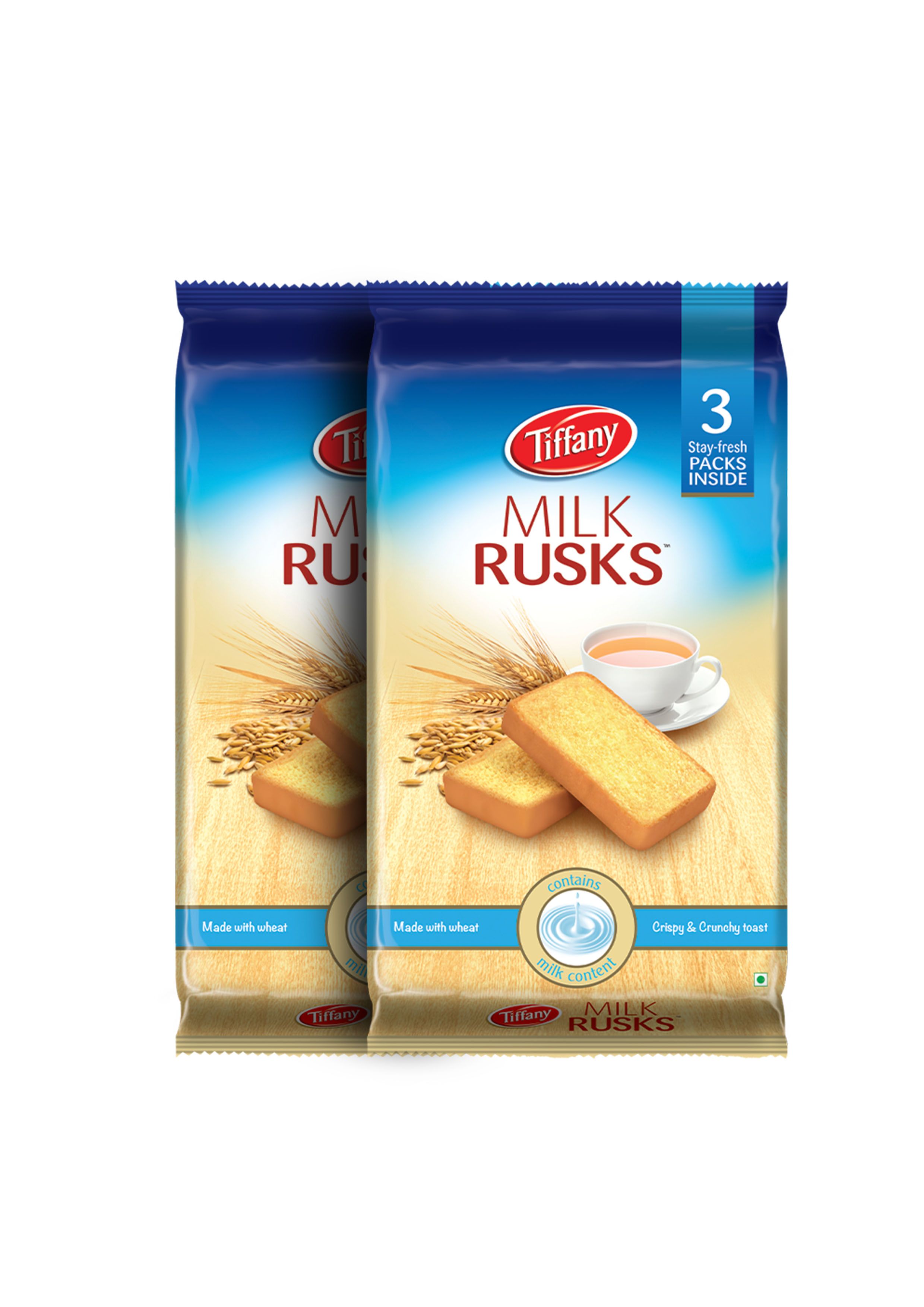 Buy Tiffany Milk Rusks 2x280g Online in Oman | Talabat Oman