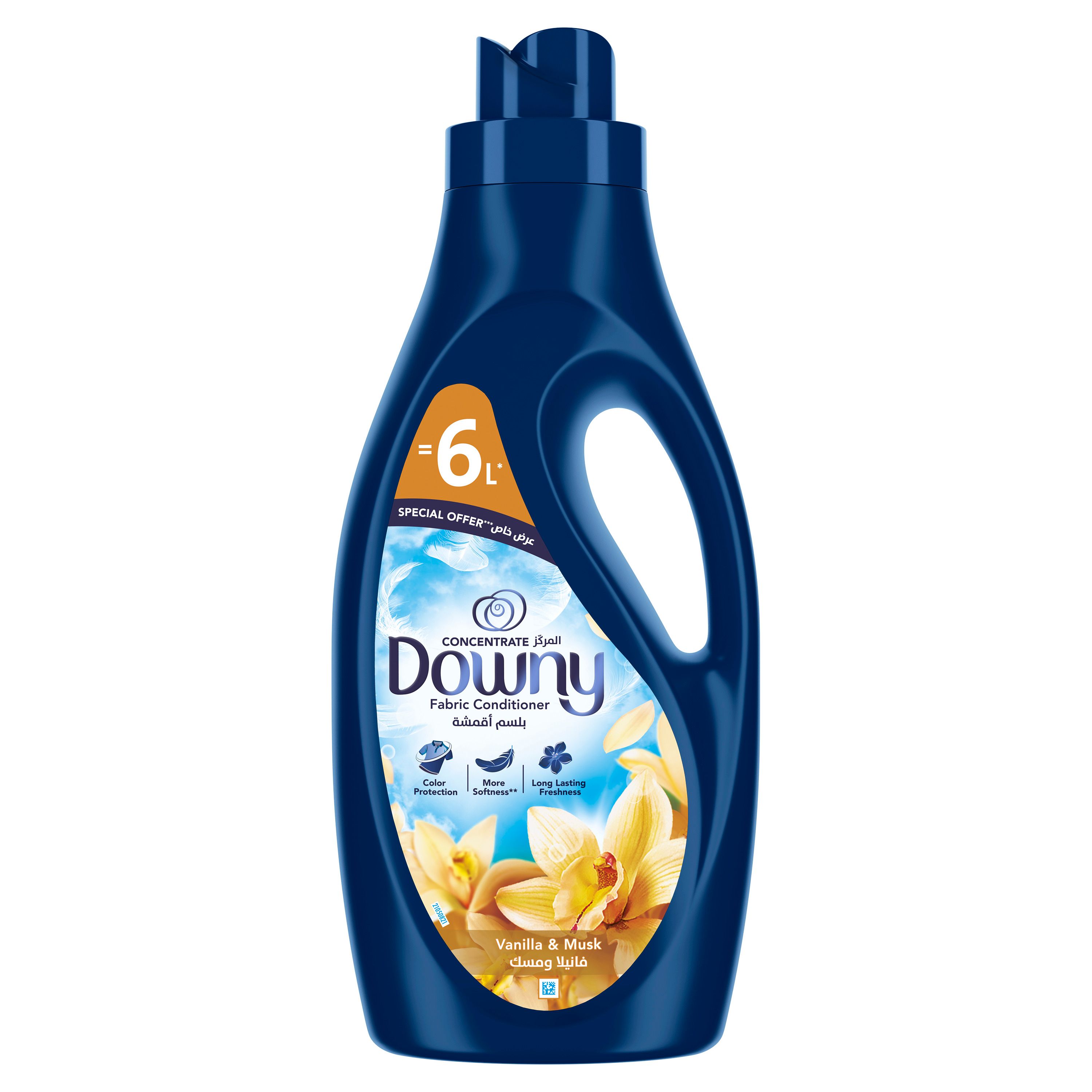 Buy Downy Concentrate Vanilla & Musk Variant Fabric Conditioner, 2L ...