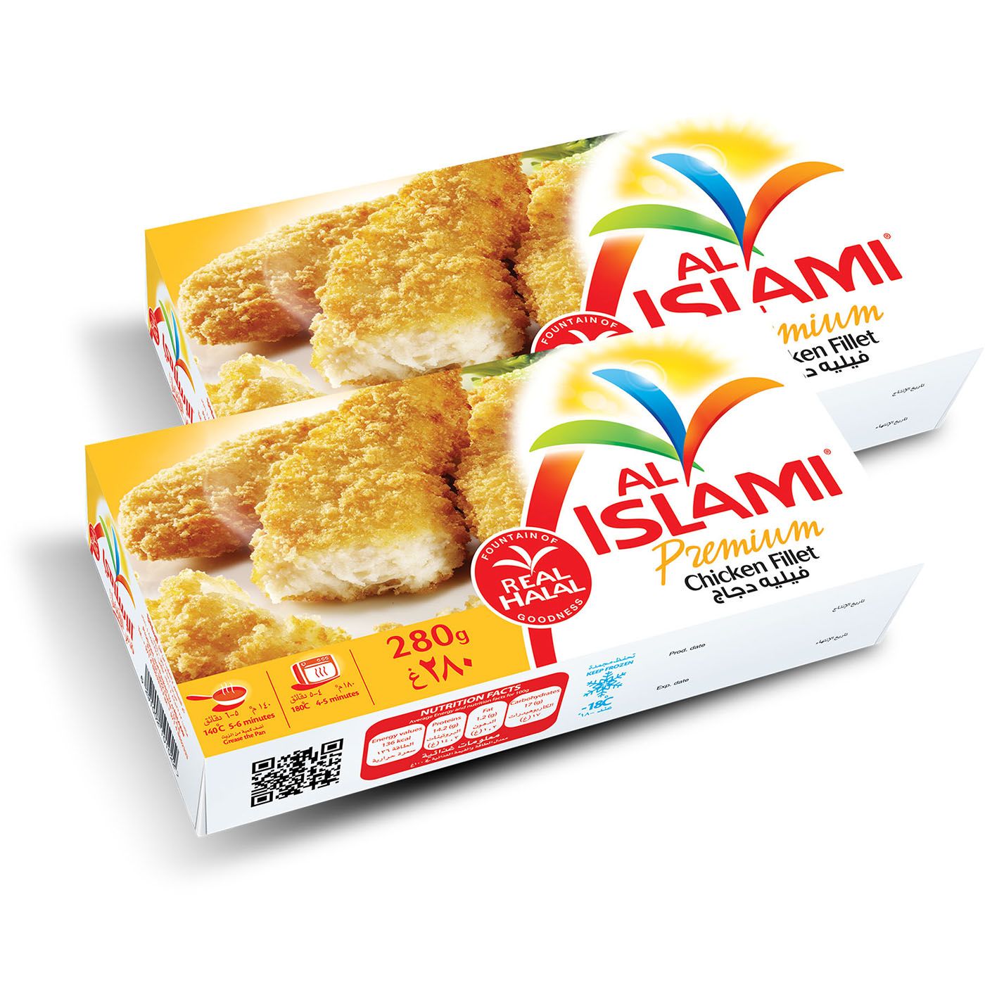 Buy Al Islami Chicken Breast Fillet 280 g x 2 Pcs Online in UAE ...