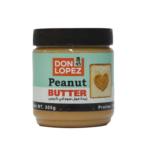Buy Don Lopez Creamy Peanut Butter, 300g Online in Egypt | Talabat Egypt