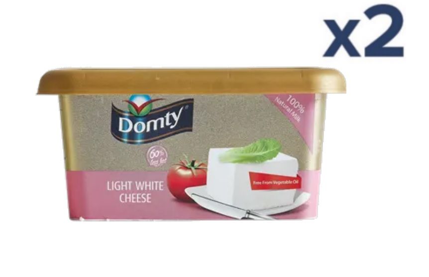 Buy Domty Light Cheese 500 gm* 2 Online in Egypt | Talabat Egypt