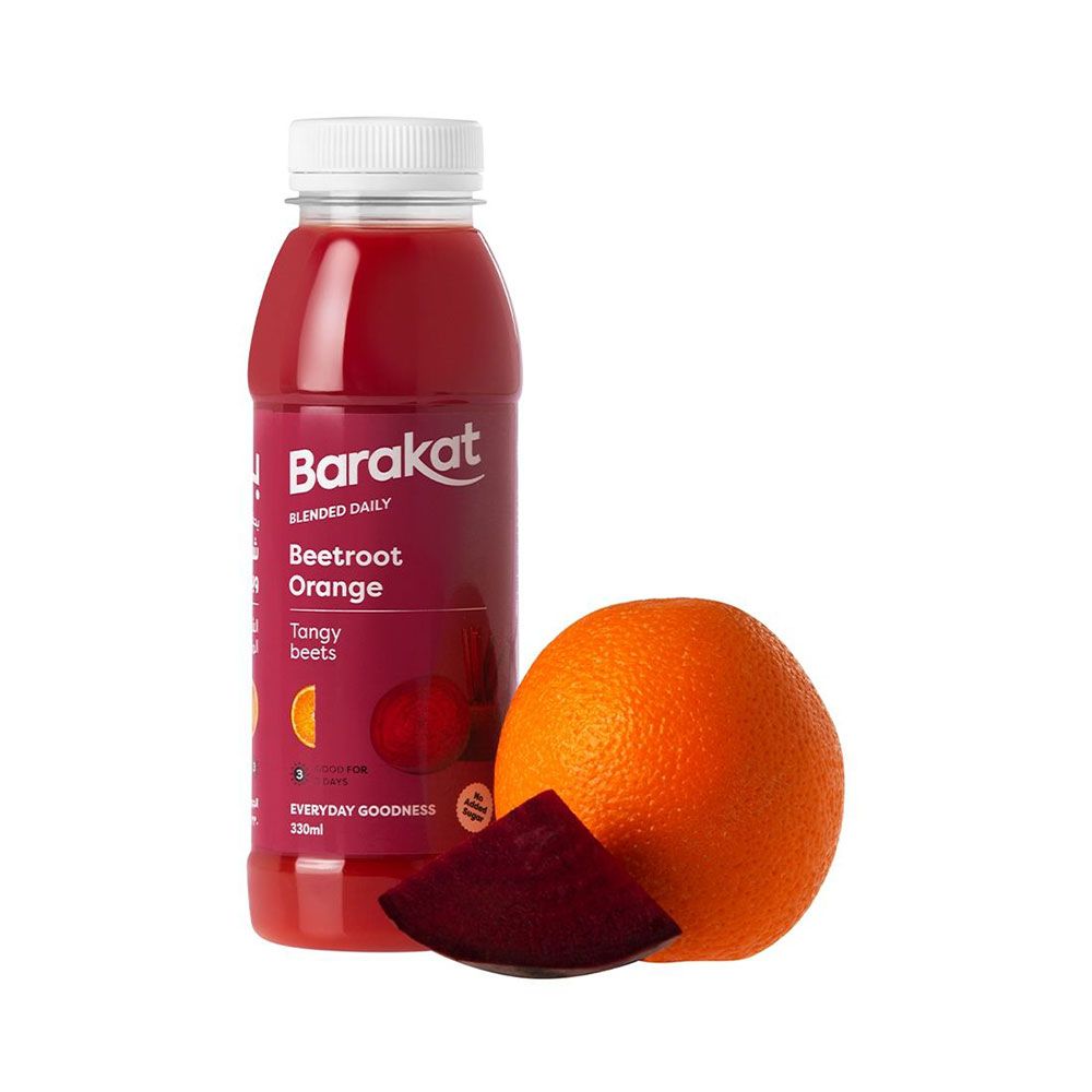 Buy Barakat Beetroot & Orange Juice Fresh, 330ml Online in Oman | Talabat Oman