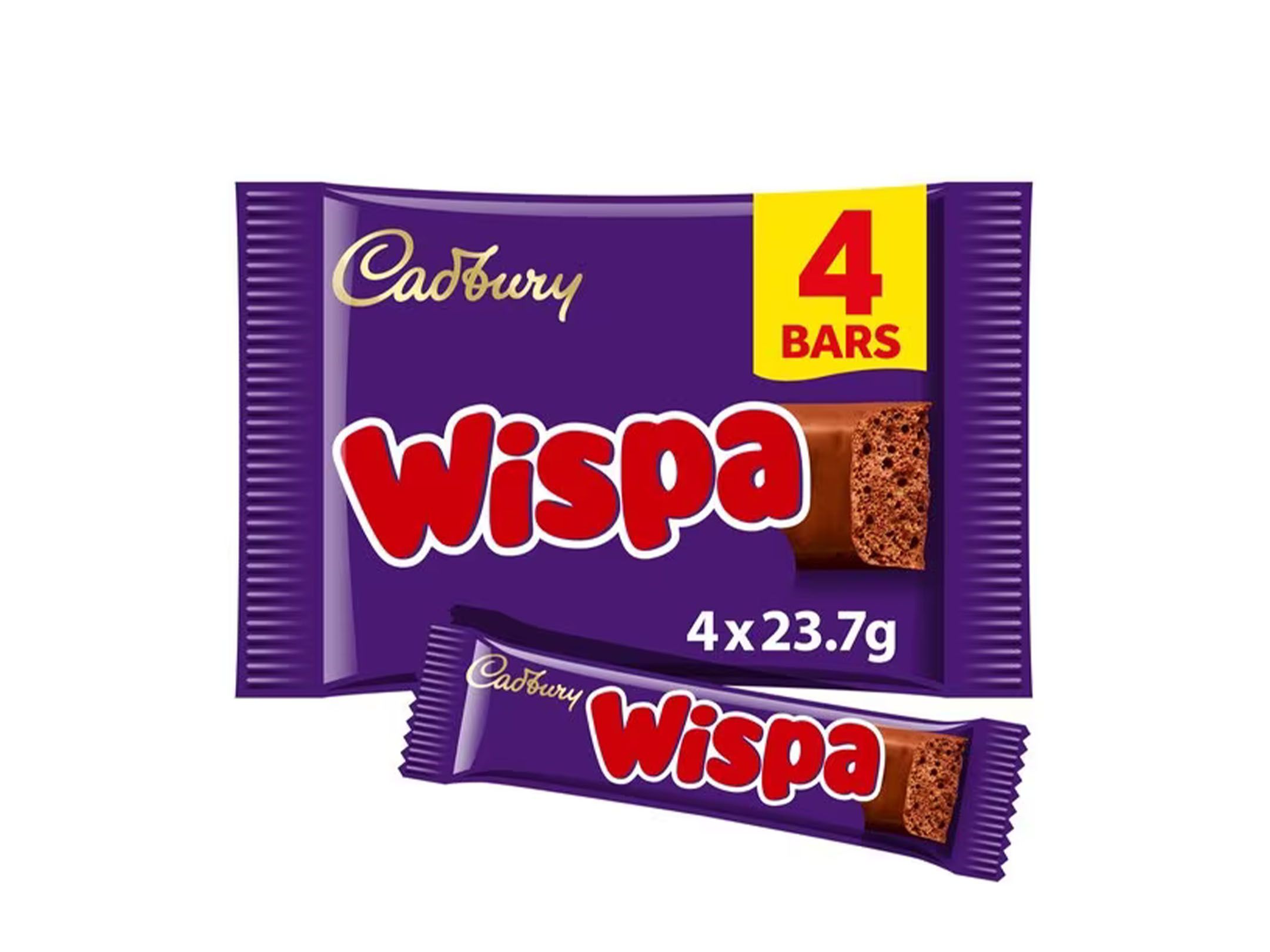 Buy Cadbury Wispa Chocolate Bars, 4x23.7g Online in Kuwait | Talabat Kuwait