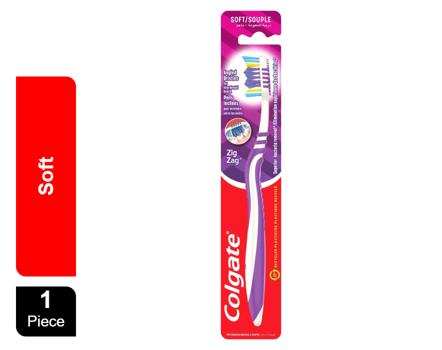Buy Colgate Zigzag Flexible Toothbrush - Soft, 1 Piece Online in ...