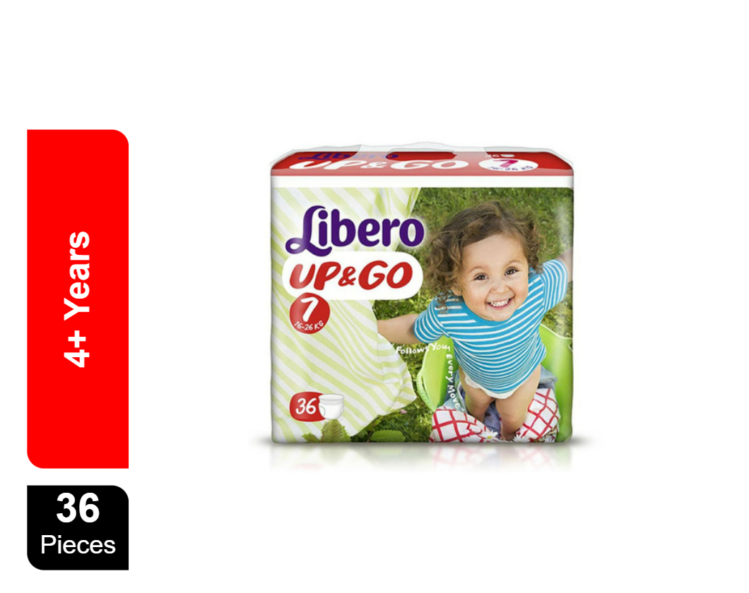 Buy Libero Up & Go Baby Diapers, Size 7, 36 Pieces Online in Kuwait ...