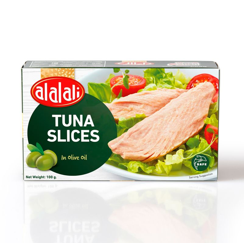 Buy Al Alali Tuna Slices Regular in Olive Oil, 100g Online in Oman ...