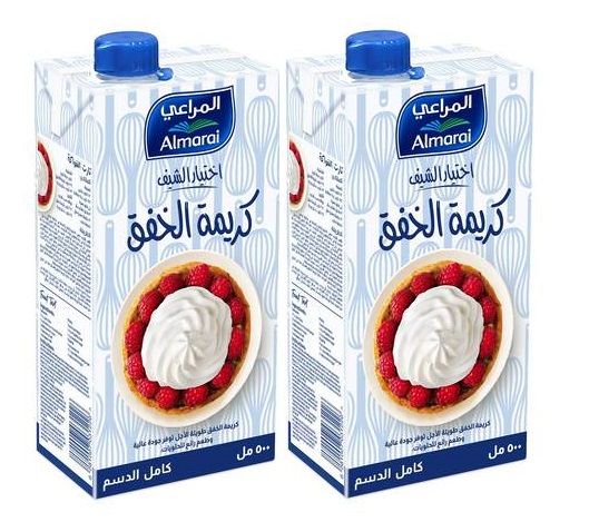 Buy Almarai Whipping Cream 2 pcs x 500 ml Online in Bahrain | Talabat ...