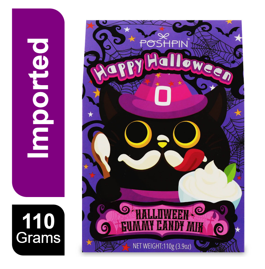 Buy Poshpin Cat Carton Filled with Plant-Based Gummy Candy Mix, 110g ...