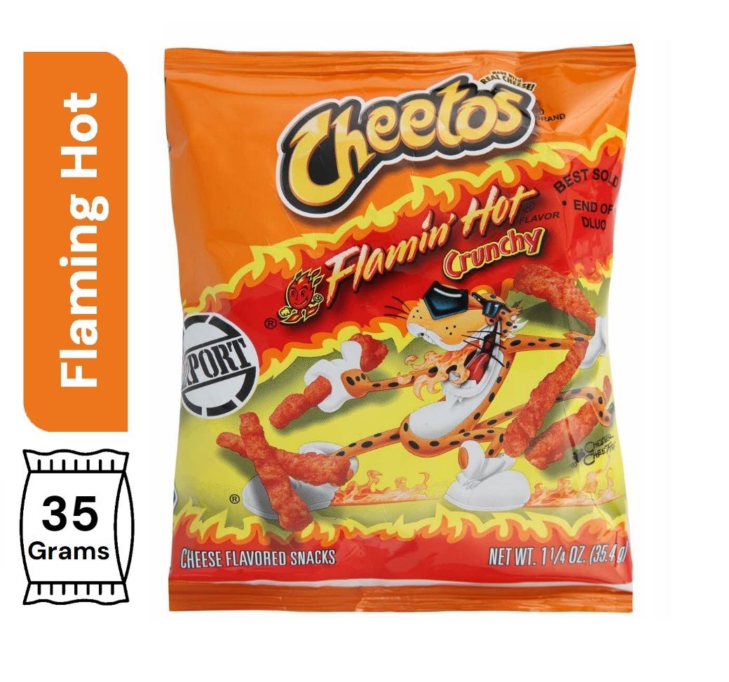 Buy Cheetos Crunchy Flamin Hot 35.4 g Online in Kuwait | Talabat Kuwait