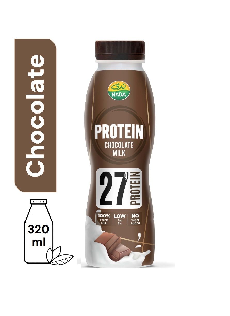 Buy Nada Chocolate Protein Milk, 320ml Online in Kuwait | Talabat Kuwait