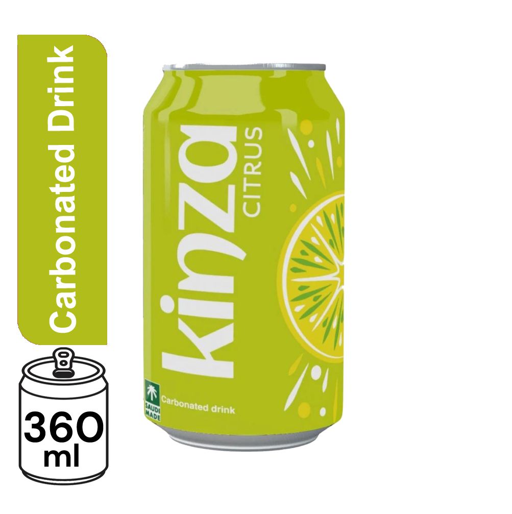 Buy Kinza Citrus Soft Drink Can, 360ml Online in Kuwait | Talabat Kuwait