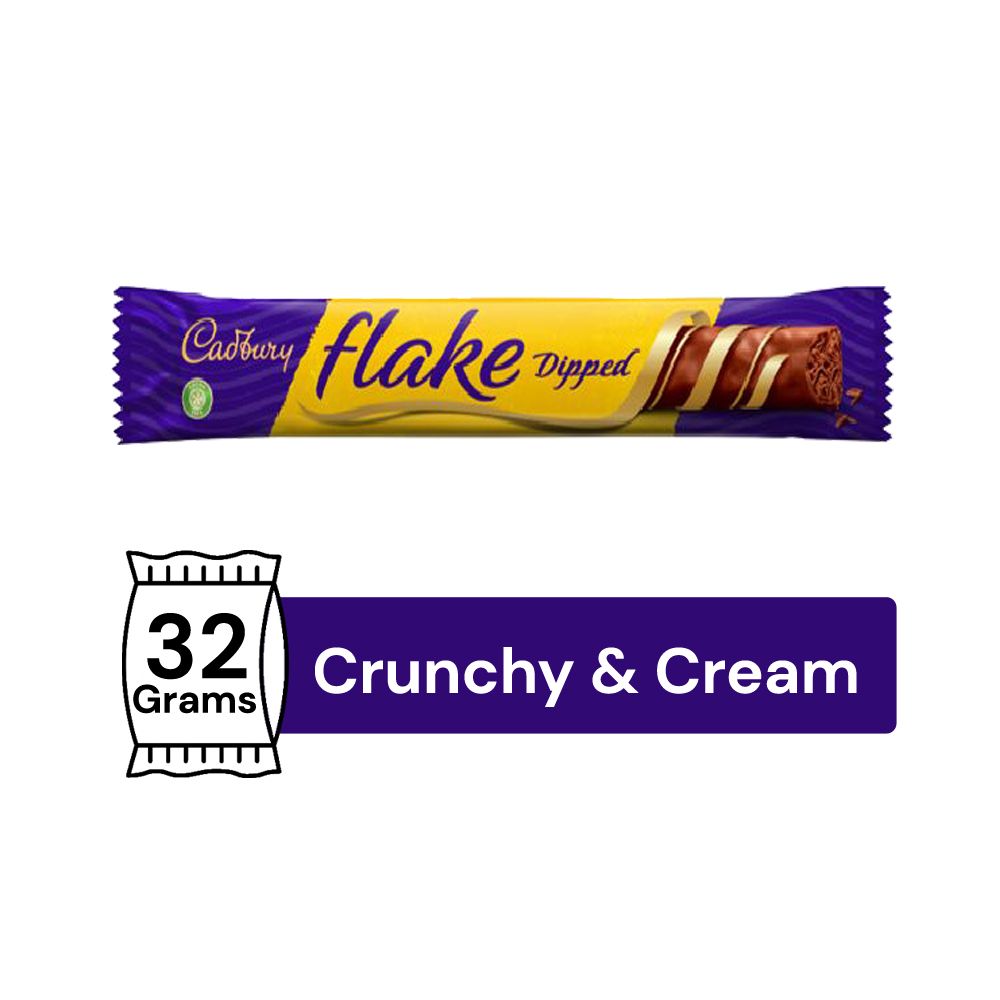 Buy Cadbury Flake Dipped Chocolate 32 g Online in UAE | Talabat UAE