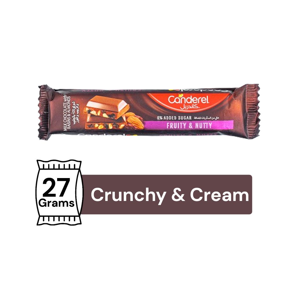 Buy Canderel Fruity & Nutty Chocolate Bar 27g Online in Kuwait ...