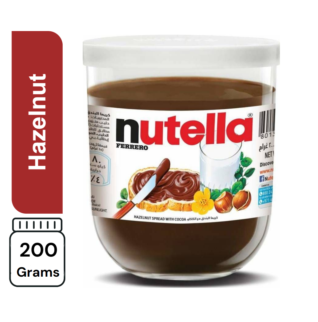 Buy Nutella Hazelnut Spread 200 g Online in UAE | Talabat UAE
