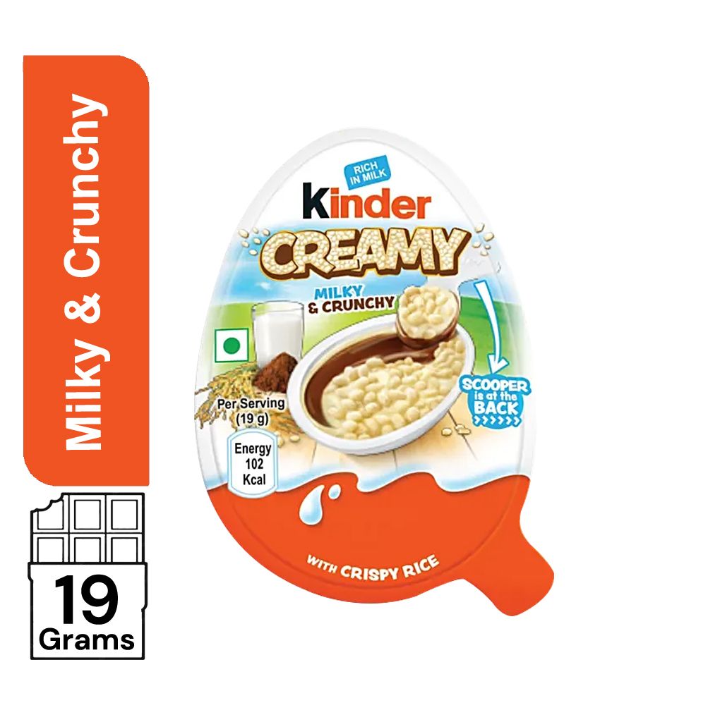 Buy Kinder Creamy Milky & Crispy Rice, 19g Online in UAE | Talabat UAE
