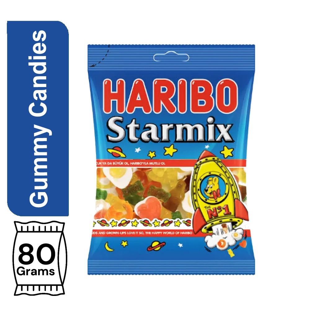Buy Haribo Star Mix Candy Jelly, 80g Online in Bahrain | Talabat Bahrain