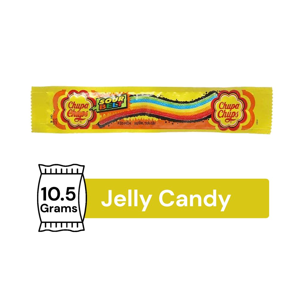 Buy Chupa Chups Sour Belt Mixed Fruit Candy, 10.5g Online in Egypt ...