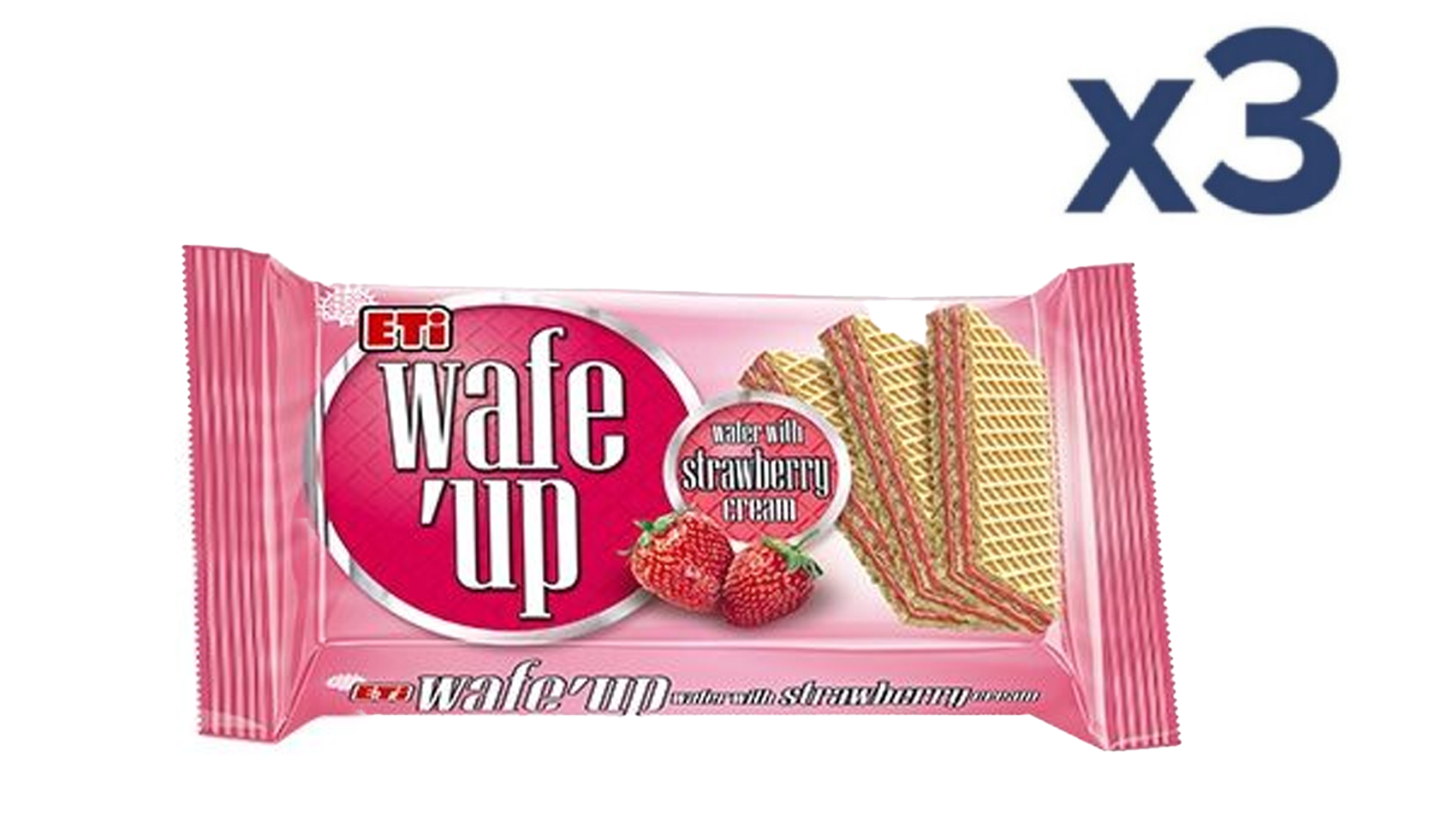 Buy Eti Wafe Up Strawberry Wafer, 30g X 3 Pcs Online in Jordan | Talabat Jordan