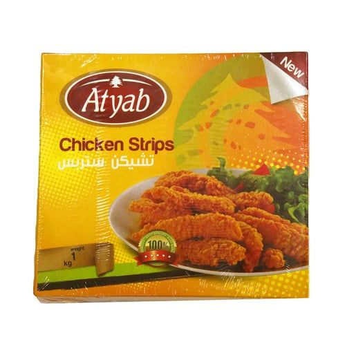 Buy Atyab Chicken Strips 1 Kg Online in Egypt | Talabat Egypt