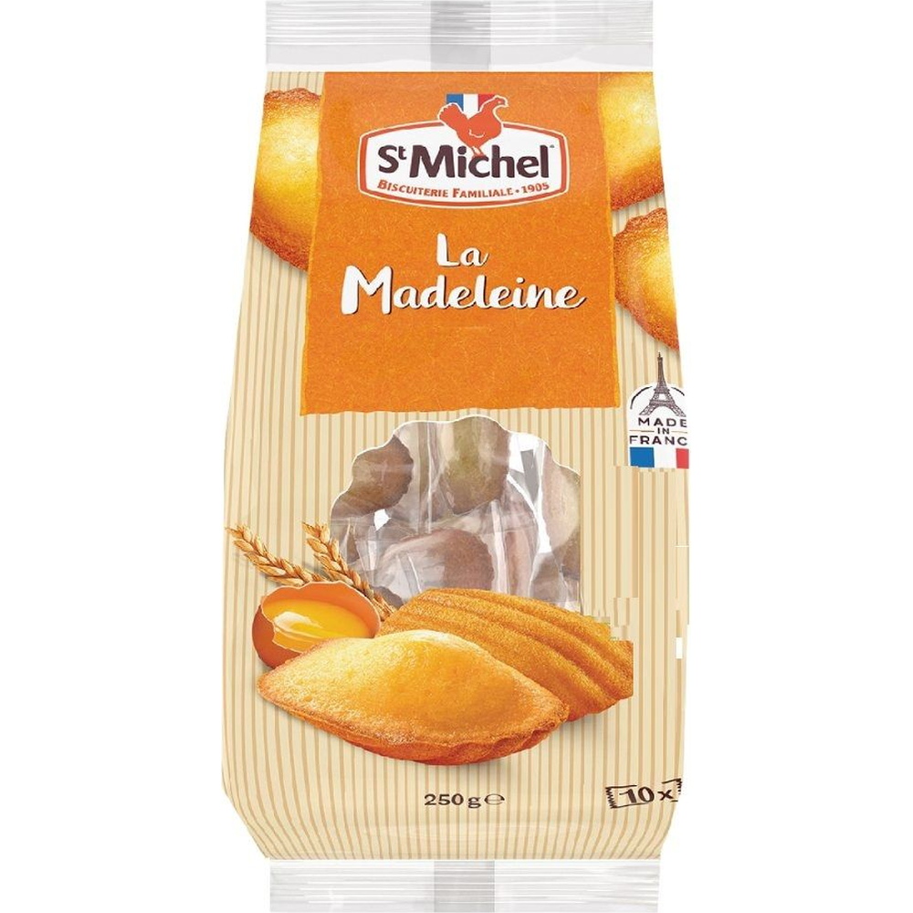 Buy St Michel Madeleines Traditional French Sponge Cake, 10x25g Online ...