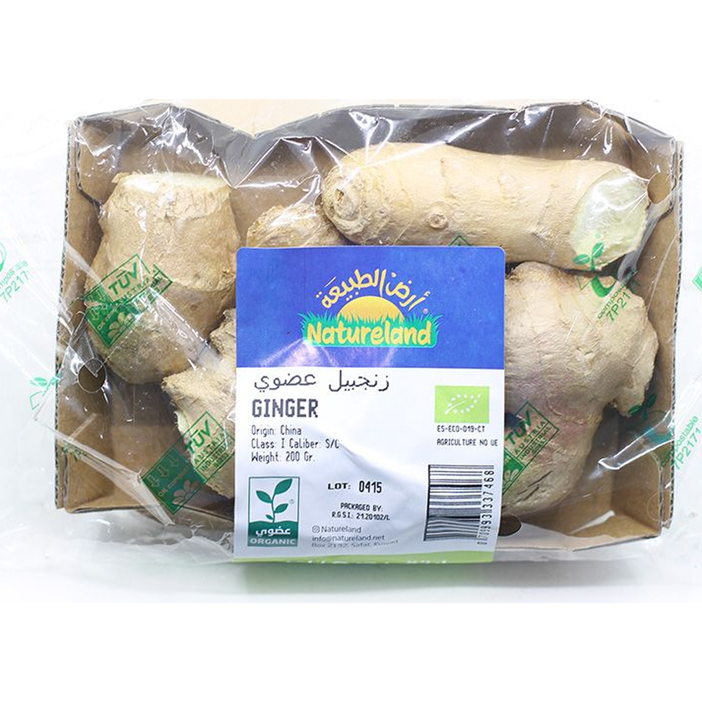 Buy Natureland Ginger 200g Organic Online in Kuwait | Talabat Kuwait