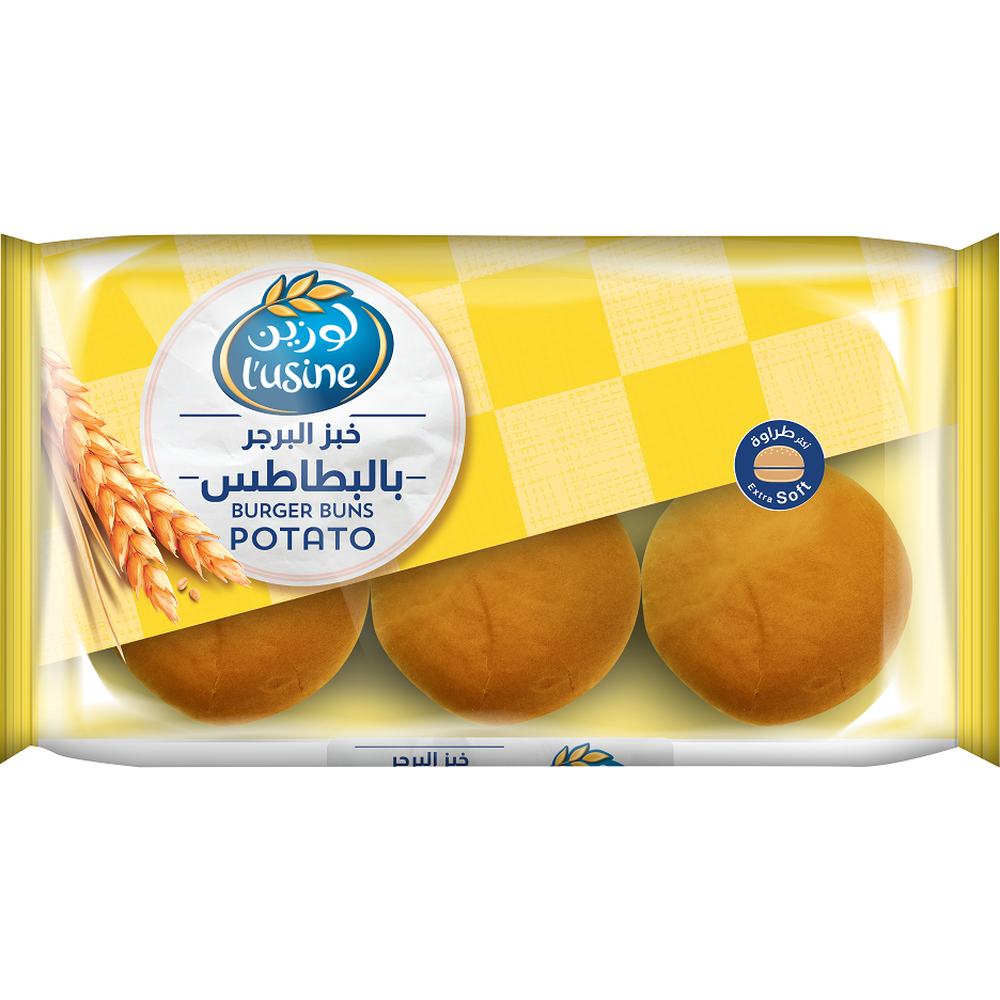 Buy L'usine Potato Burger Bun, 400g Online in UAE | Talabat UAE